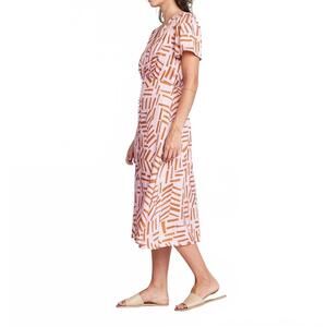 Self Contrast | Dresses | New Self Contrast Ilse Vneck Midi Dress In ...